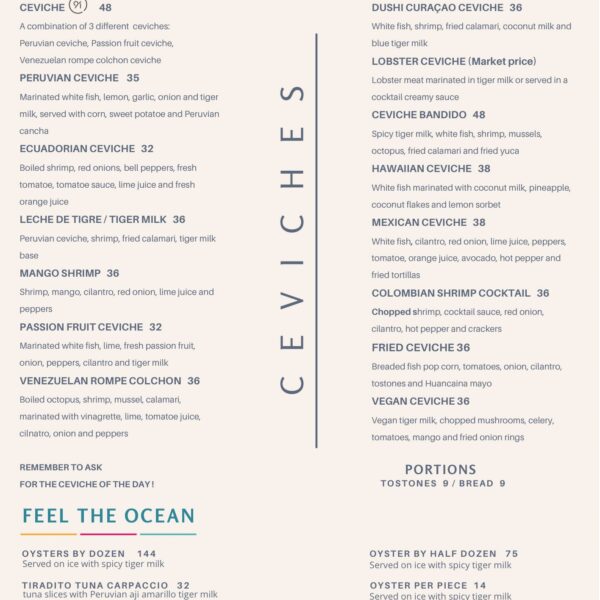 Ceviche 91 Curaçao - Restaurants of Curacao